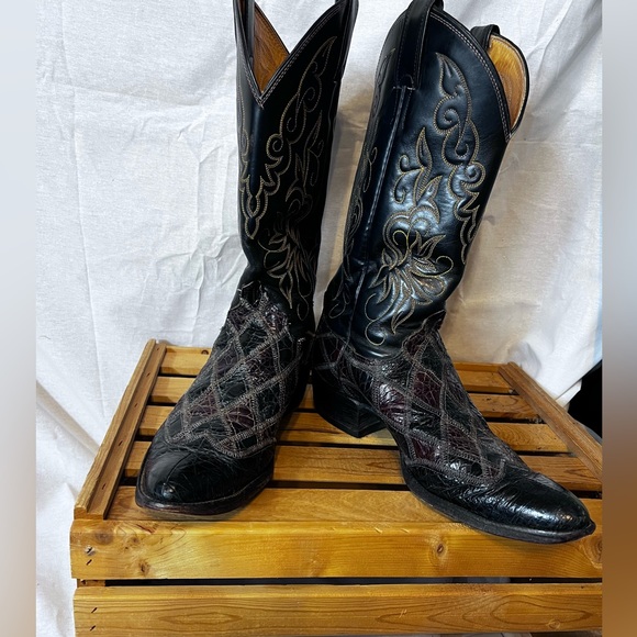 Justin Boots | Shoes | 397 Very Rare Justin Vintage Mens Preban Sea ...